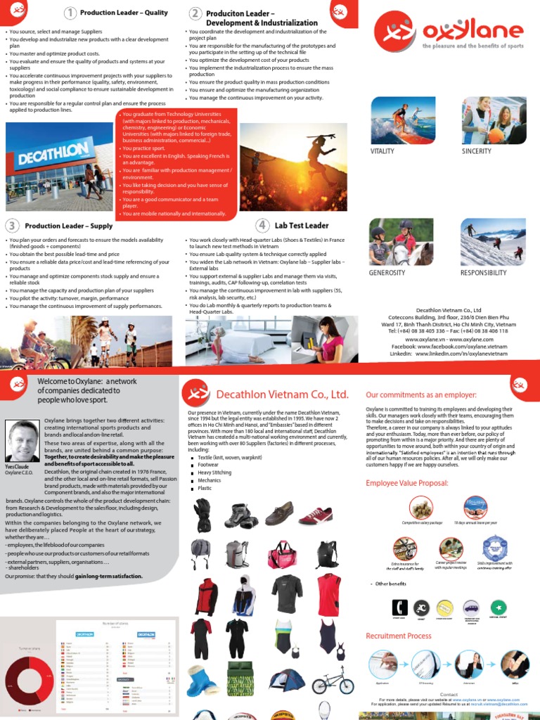 Decathlon Leaflet Sep30 | PDF | Supply Chain | Production And Manufacturing
