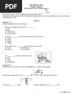 KGL Pre-A1 English Contest Sample Test | PDF