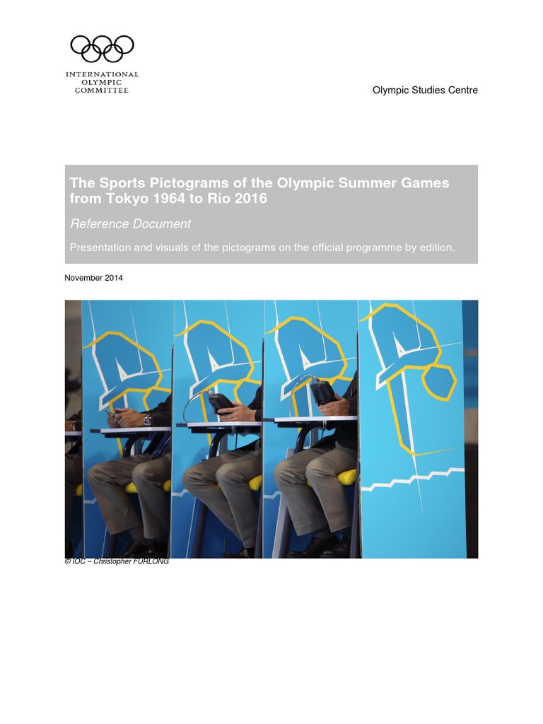 QR Sports Pictograms of The Olympic Summer Games 1964 2016 | PDF ...