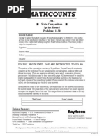 2025 School Comp Booklet - MathCounts | PDF