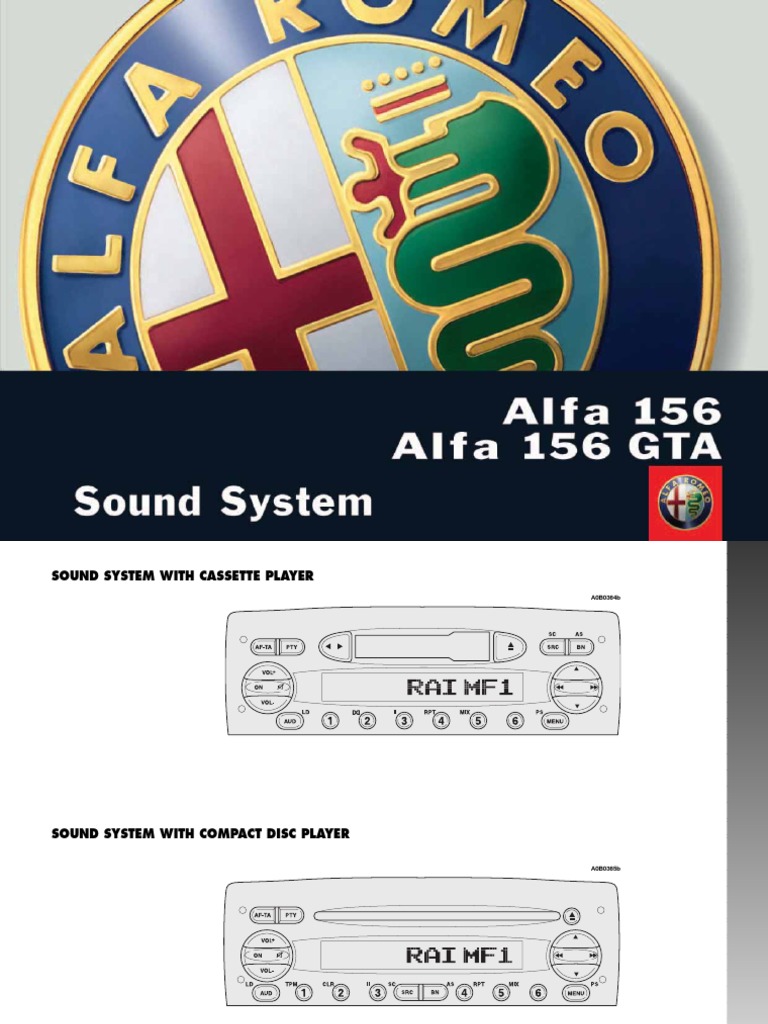 AR 156 Sound System | PDF | Compact Cassette | Radio