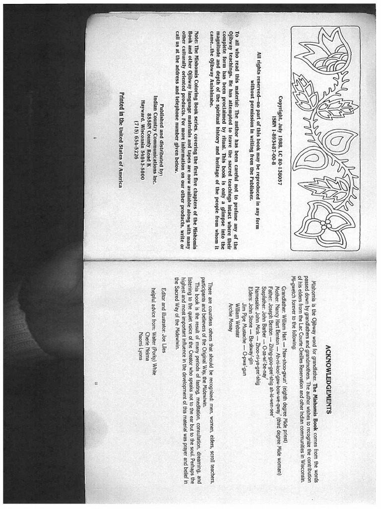 Mishomis Book | Ojibwe | Nature