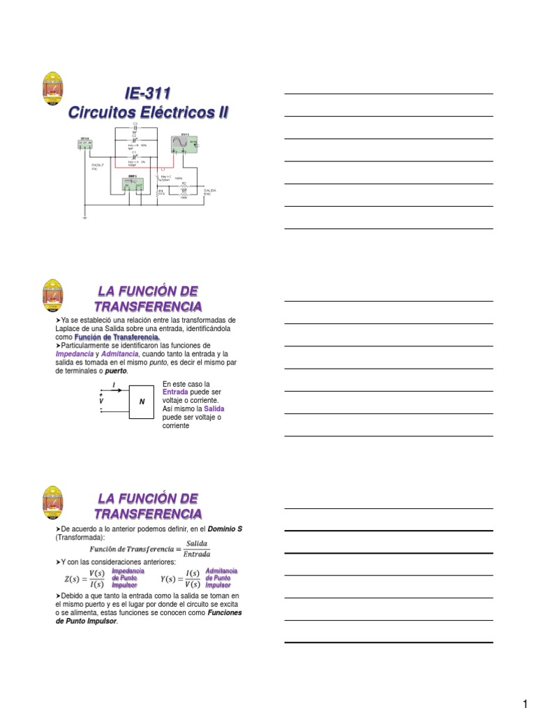 Circuitos II | PDF | Número complejo | Función (Matemáticas)