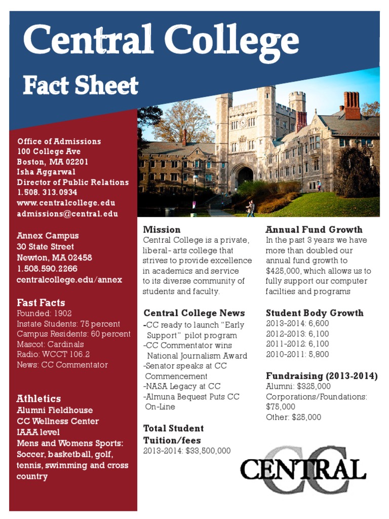 Fact Sheet Final | PDF | Universities And Colleges | Public Sphere