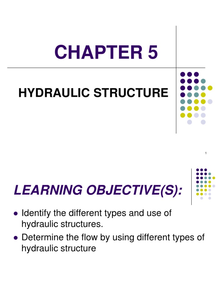 Types of Hydraulic Structures Explained | PDF | Science & Mathematics