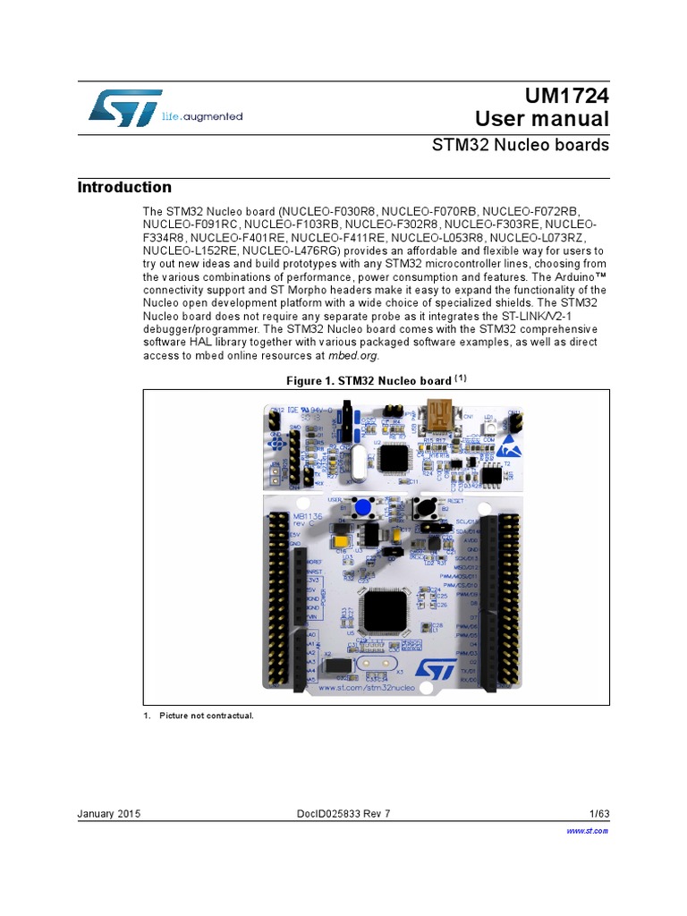 STM32 Nucleo Boards Manual | PDF | Usb | Device Driver