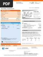 T Mobile Bill Statement PDF | PDF | T Mobile Us | Receipt