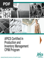 APICS CSCP - 2024 - Module 1 | PDF | Forecasting | Supply Chain