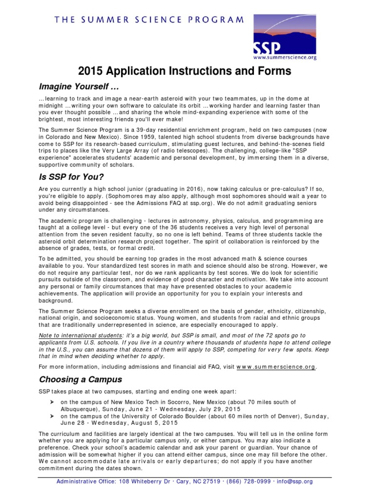 SSP Application | PDF | Student Financial Aid In The United States ...