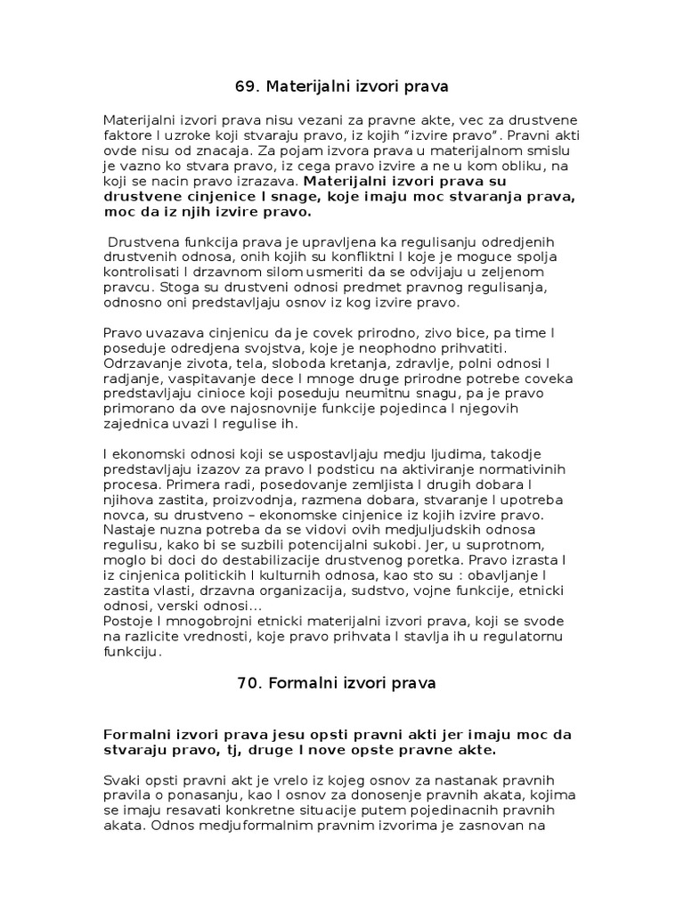 Uvod Ispit Pitanja | PDF