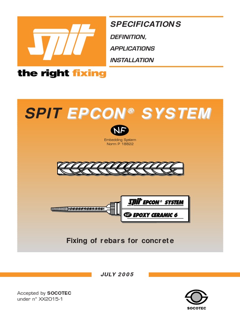 Spit Epcon | PDF | Epoxy | Strength Of Materials