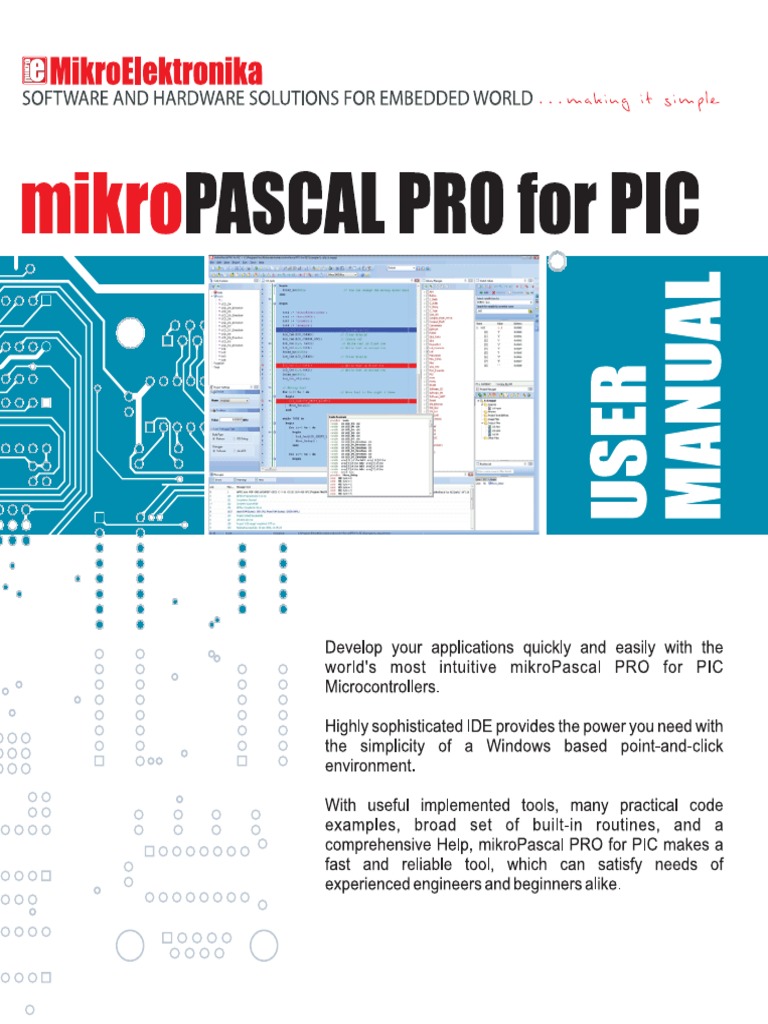 Mikropascal Pic Pro Manual v101 | PDF | Computer Programming | Computing