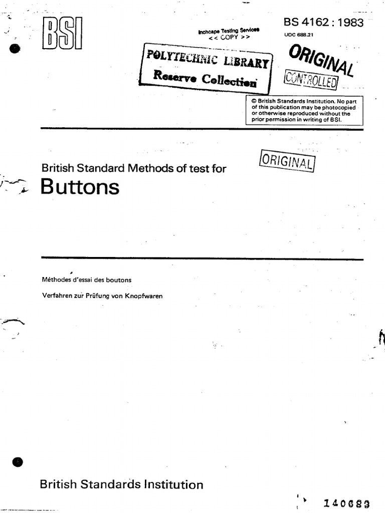 BS 4162-1983 | PDF