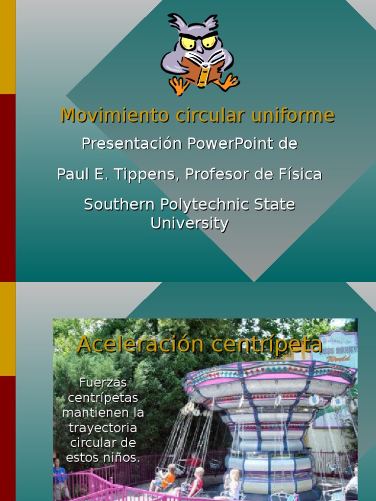 Mov. Circulatorio - Paul E. Tippens | PDF | Movimiento (física ...