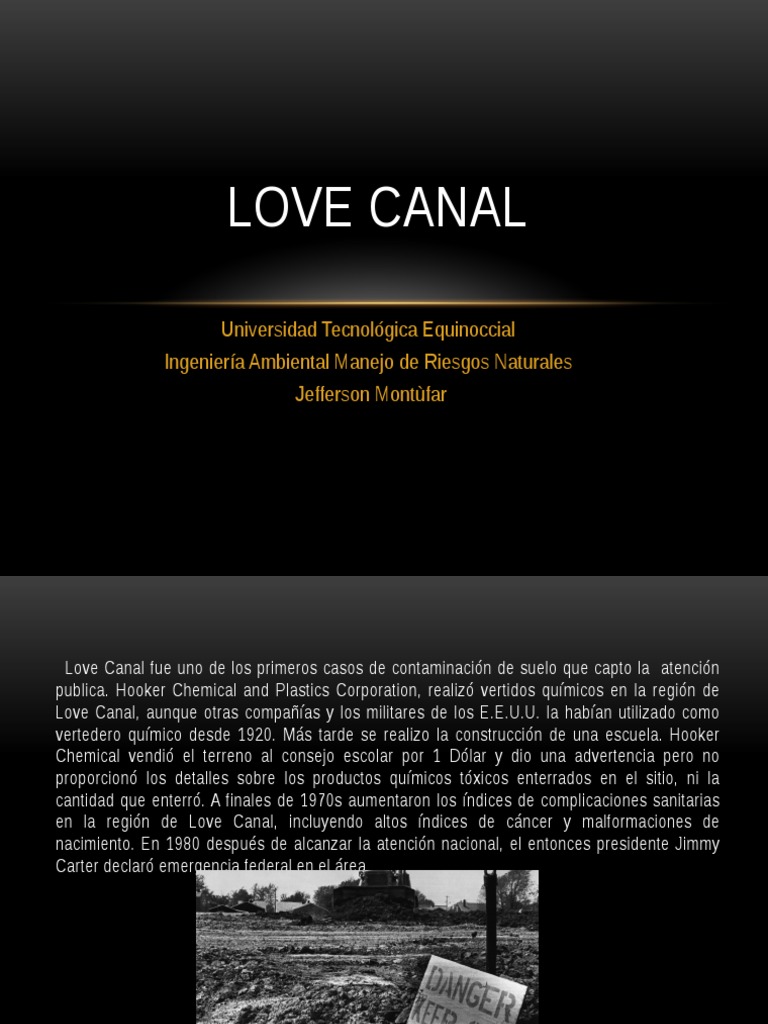 Contaminación en Love Canal: Historia y Efectos | PDF | Vertedero ...