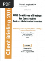 FIDIC Blue Book 2nd Edition - IADC Workshop | PDF | Insurance | General ...