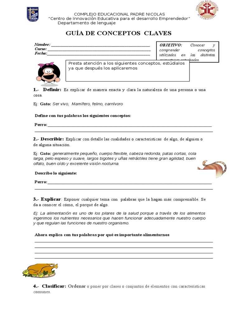 Unidad 0 Guía de Conceptos Claves | PDF | Paz | Burro