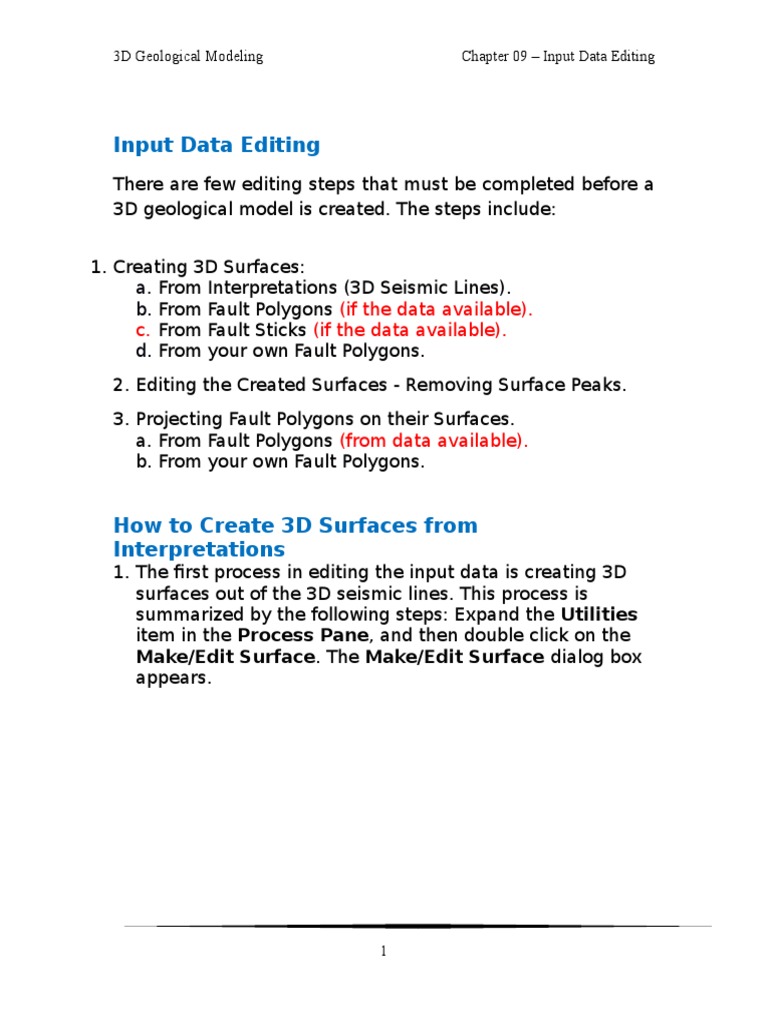 Chapter 09 - Input Data Editing | PDF | Icon (Computing) | Tab (Gui)