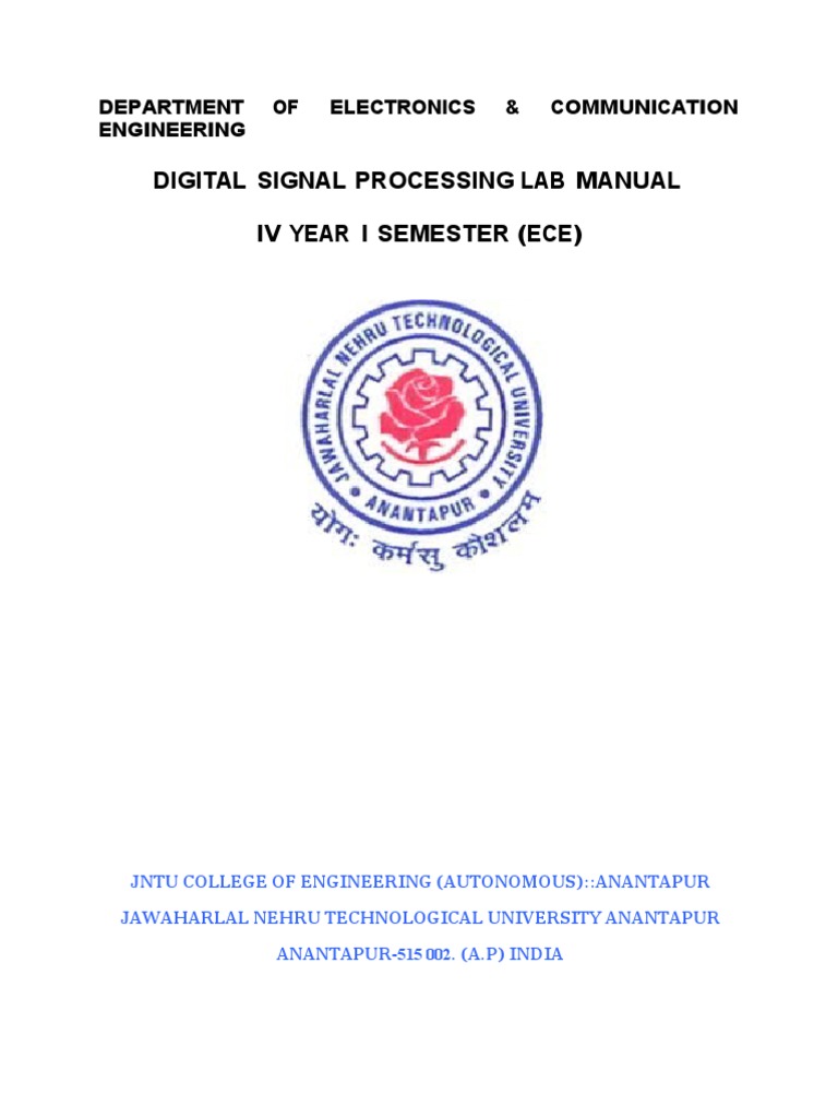 C6713 DSP Lab Mannual 2 | Download Free PDF | Digital Signal Processing ...