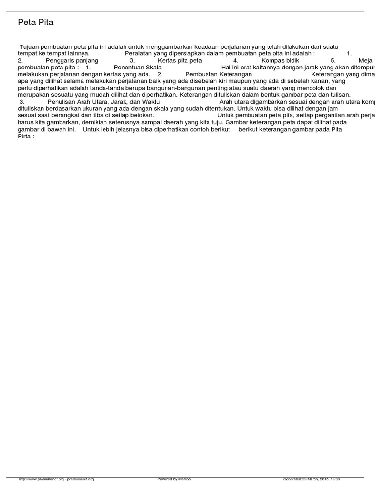 Peta Pita | PDF
