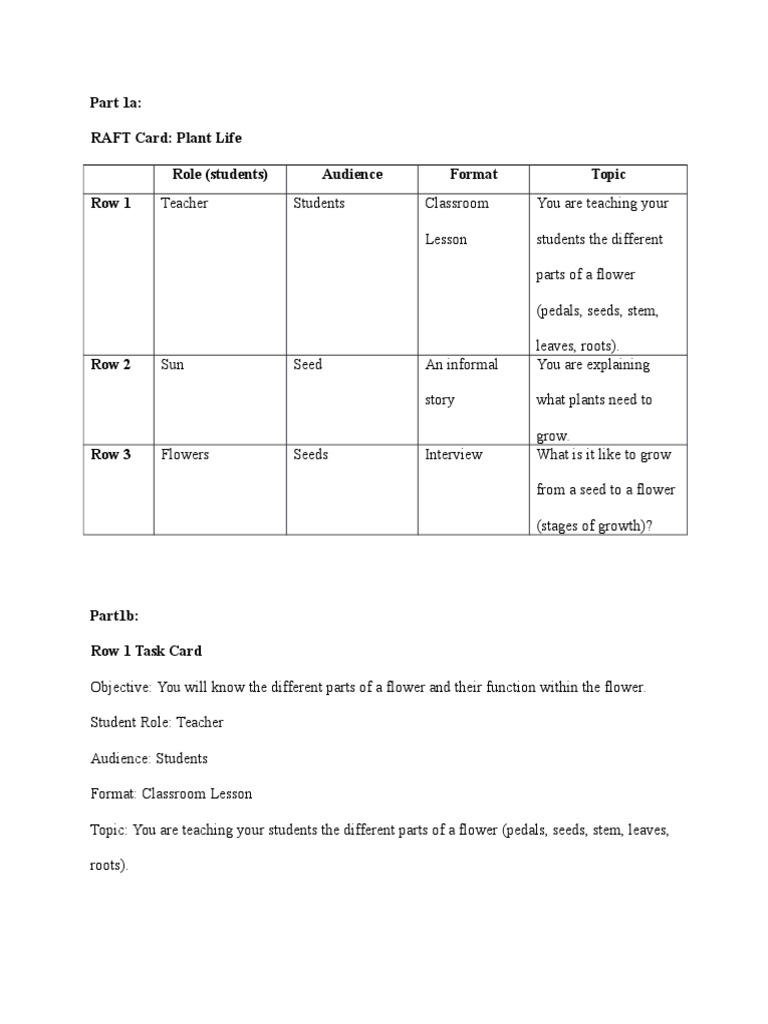 Raft Task Cards | PDF