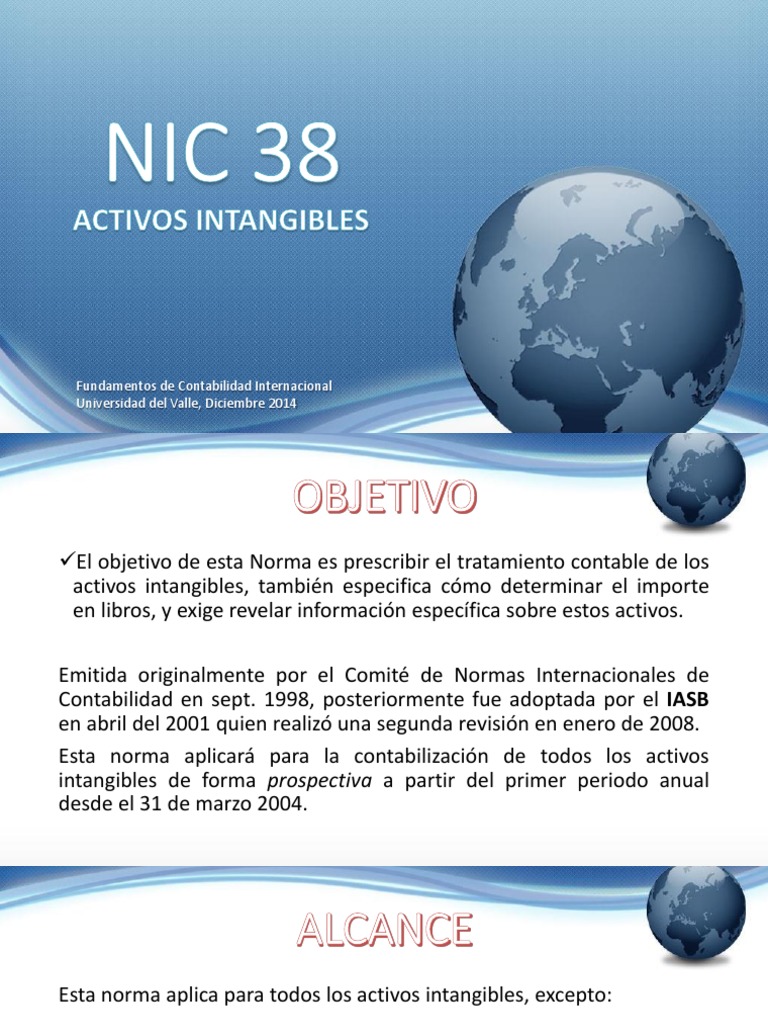 NIC 38-Final PDF | PDF | normas internacionales de INFORMACION FINANCIERA | Negocios económicos