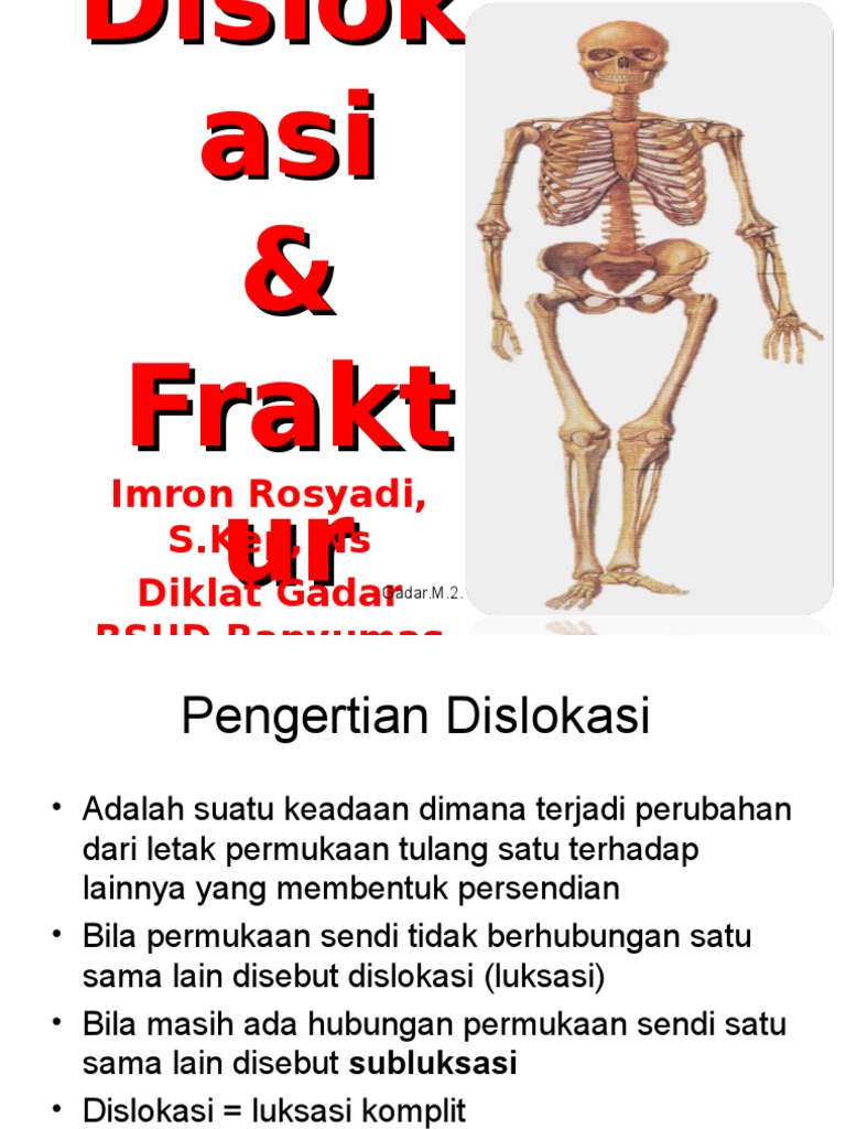 Dislokasi Dan Fraktur | PDF