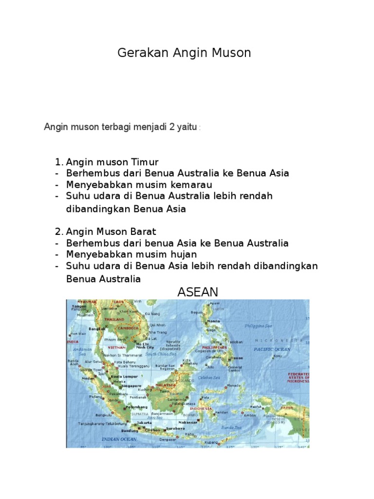Gerakan Angin Muson | PDF | Perjalanan