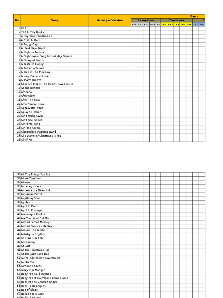 Big Band Score | PDF | African American Music | Performing Arts