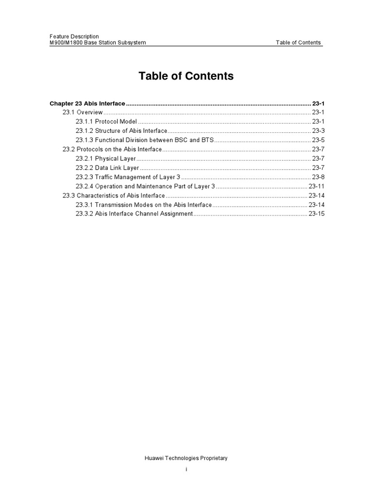 23 Abis Interface | PDF | Network Protocols | Telecommunications ...