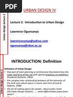 Urban Design Notes (Unit 1 - Unit 5) | PDF | Urban Design | City