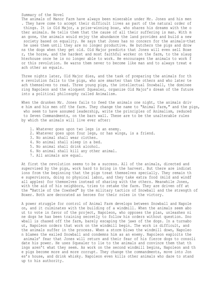 Animal Farm | PDF | George Orwell