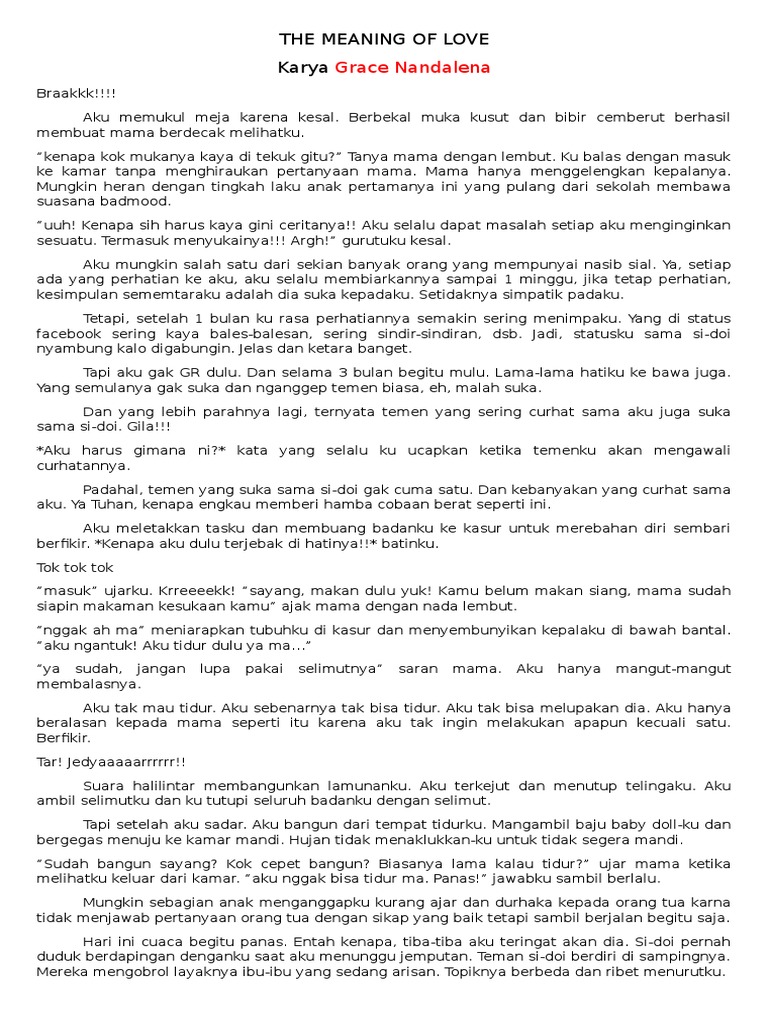 Kumpulan Cerpen Remaja | PDF