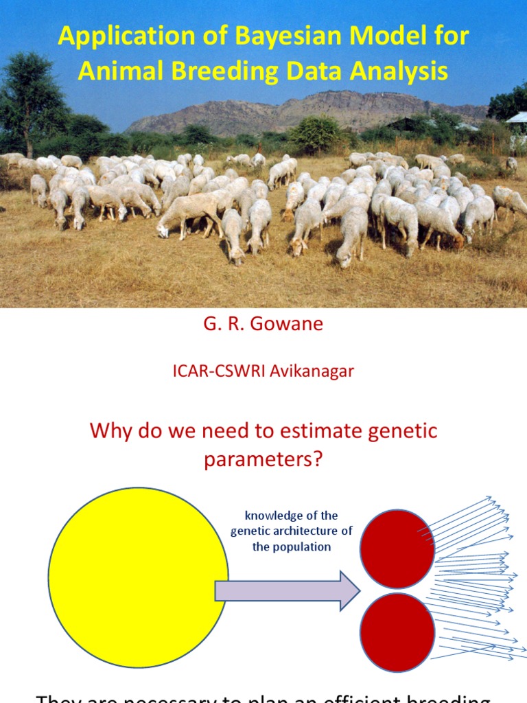 Bayesian Approach For Animal Breeding Data Analysis | PDF | Bayesian ...