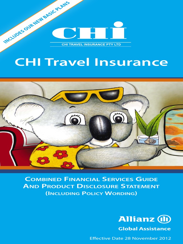 CHI Travel Insurance Guide & PDS | PDF | Insurance | Money Order