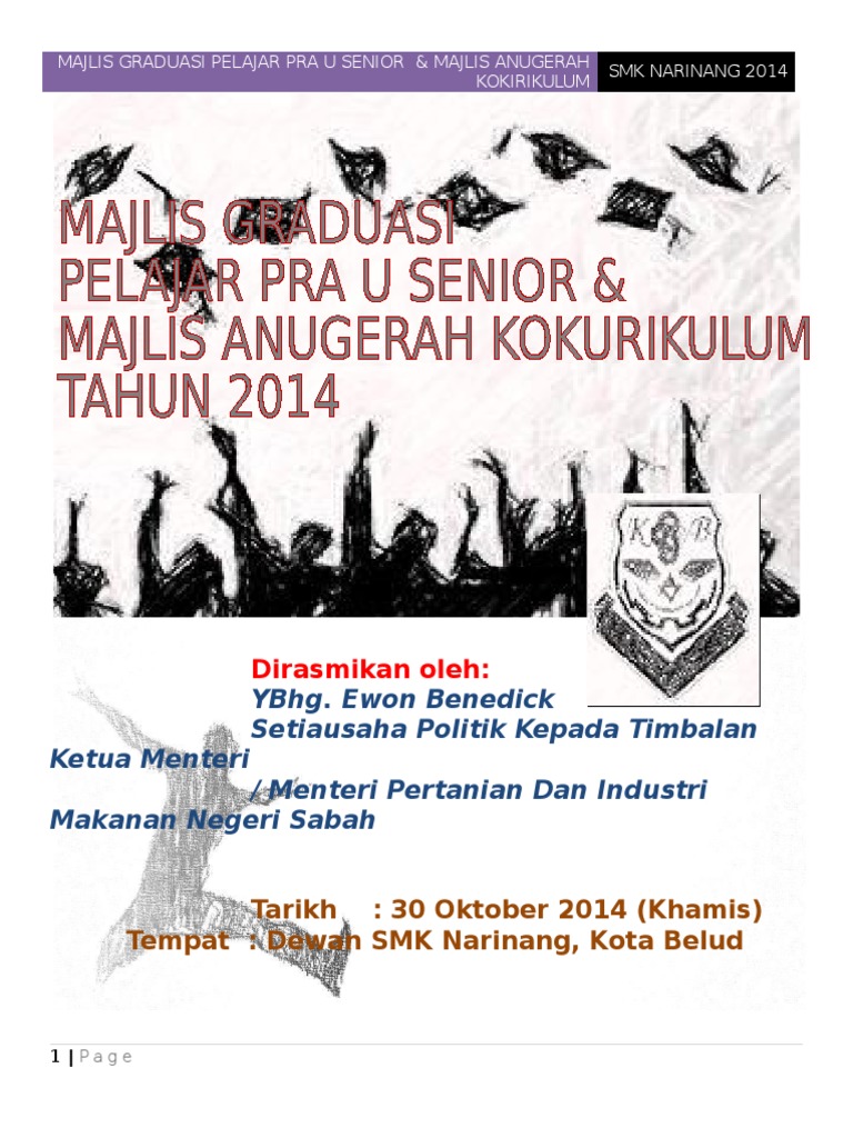 Buku Aturcara Majlis Graduasi | PDF
