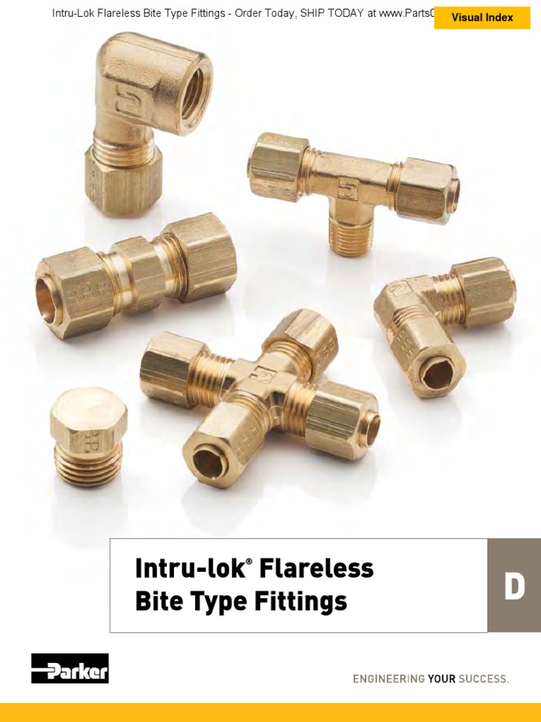 Intru-Lok Flareless Bite Type Fittings | PDF | Mechanical Engineering ...
