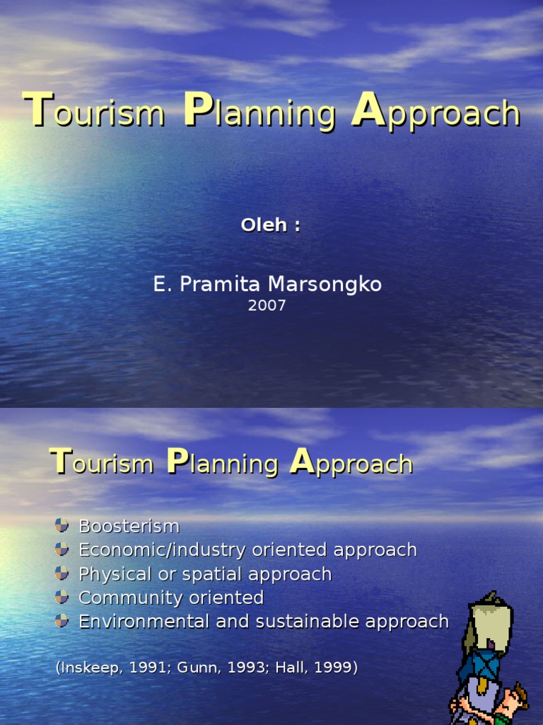 Planning Approach | PDF | Tourism | Sustainability