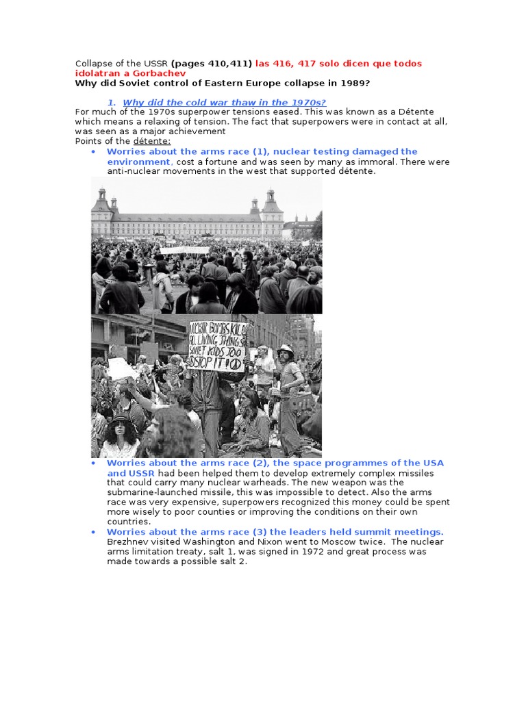 Collapse of The USSR | PDF | Mikhail Gorbachev | Soviet Union