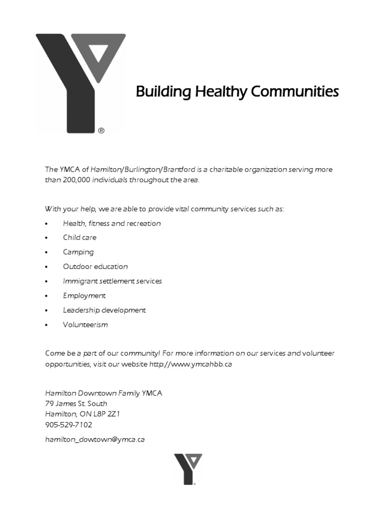 Ymca Flyer | PDF