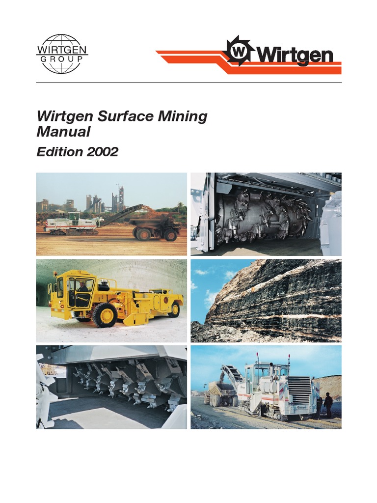 Wirtgen Surface Mining Manual: Edition 2002 | PDF | Coal Mining ...