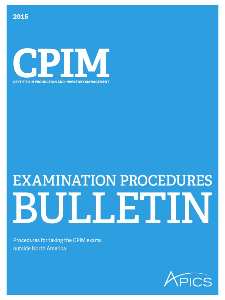 Cpim Bulletin For Outside North America 2015 | PDF | Identity Document ...