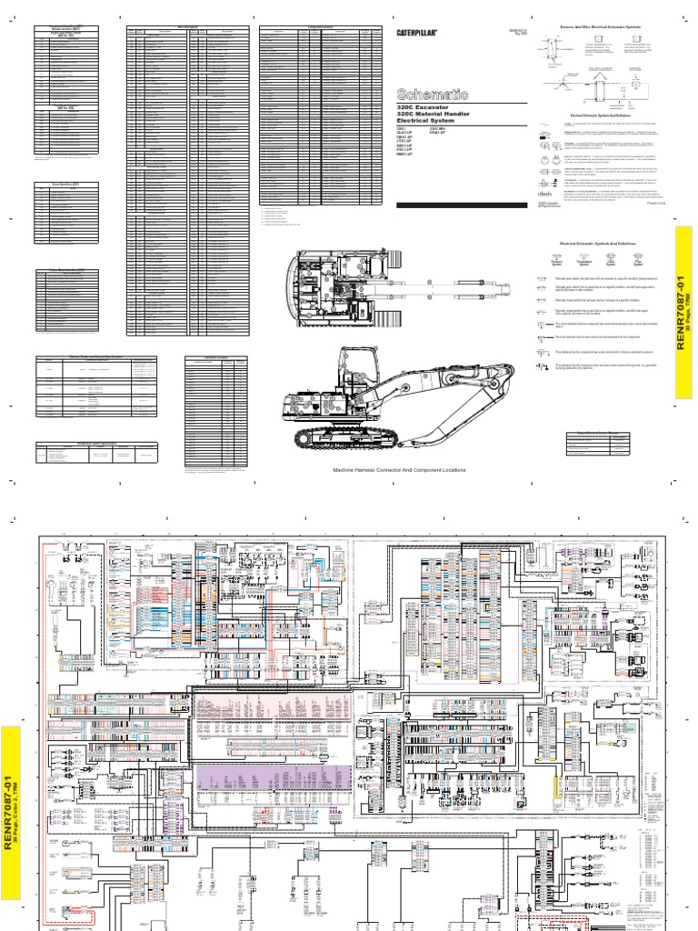 CAT 320C Sistema Eletrico | PDF | Electrical Connector | Switch