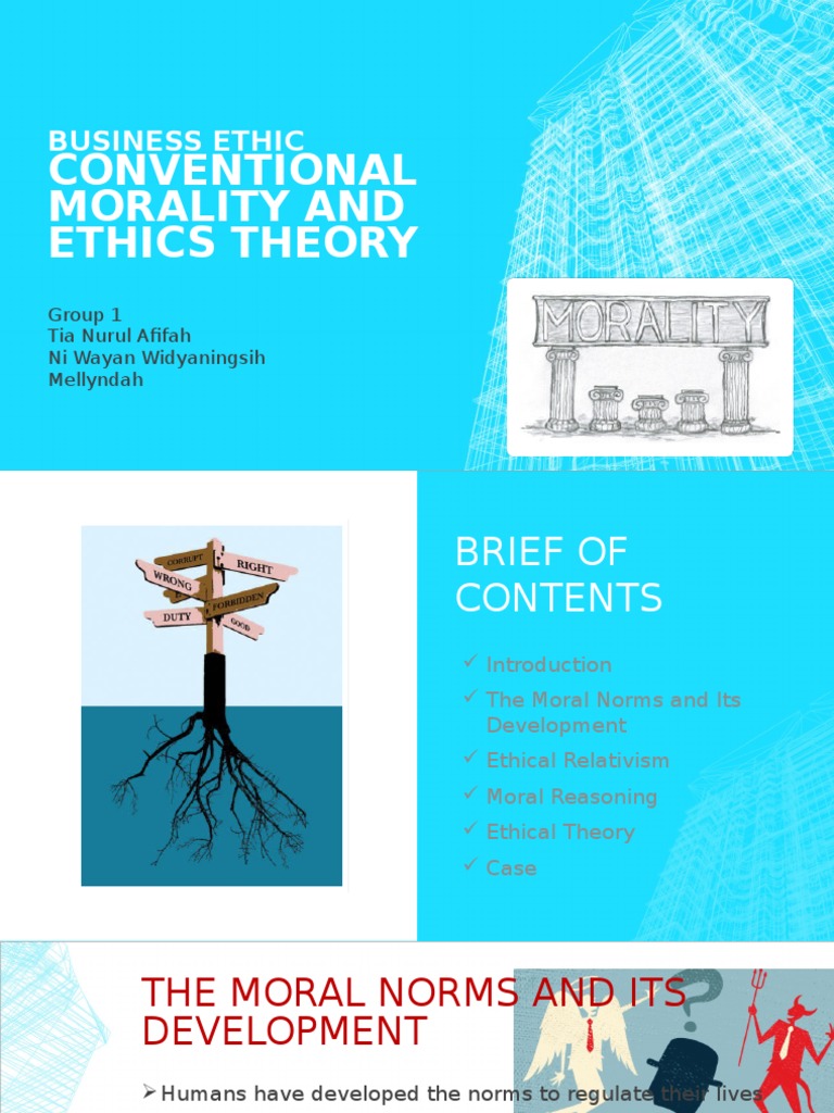 Chapter 3 Conventional Morality and Ethics Theory | PDF | Morality ...