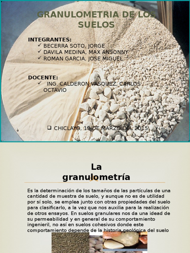 Granulometria Suelos | Descargar gratis PDF | Arcilla | Suelo