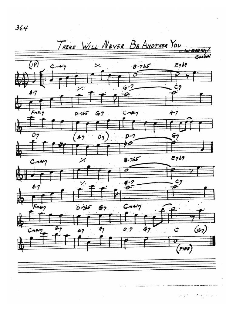 There Will Never Be Another You - Eb | PDF
