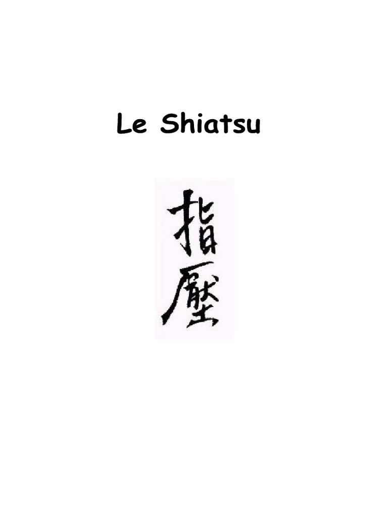 Shiatsu | PDF
