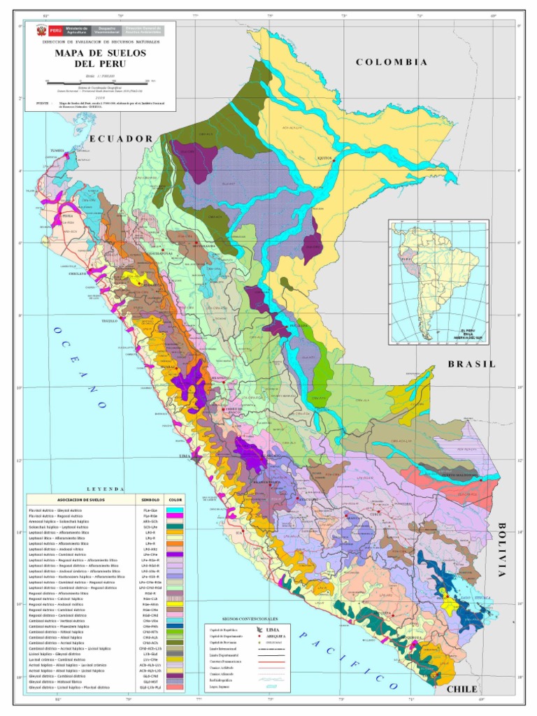 Mapa Suelos PERU | PDF