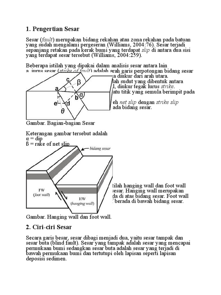 Klasifikasi Sesar | PDF