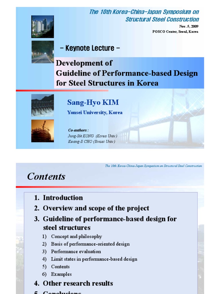 Performance-Based Steel Design Symposium | PDF | Structural Load | Life ...